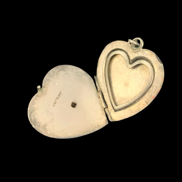 Vintage | Jewelry | 94s Stamped Sterling Silver Wwii Sweetheart Locket ...